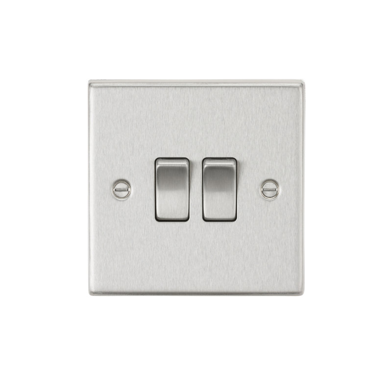 Knightsbridge 10AX 2G 2-Way Plate Switch - Square Edge | Wayfair.co.uk Knightsbridge 10AX 2G 2-Way Plate Switch - Square Edge | Wayfair.co.uk